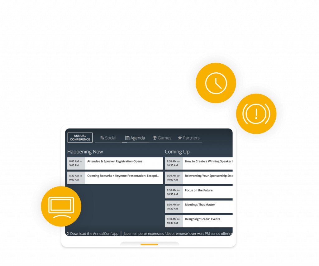 Live Display – EventMobi