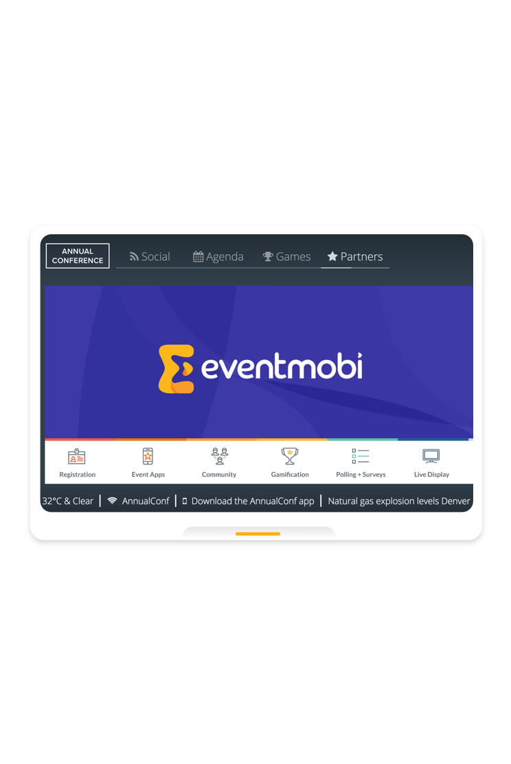 Live Display for Events | EventMobi
