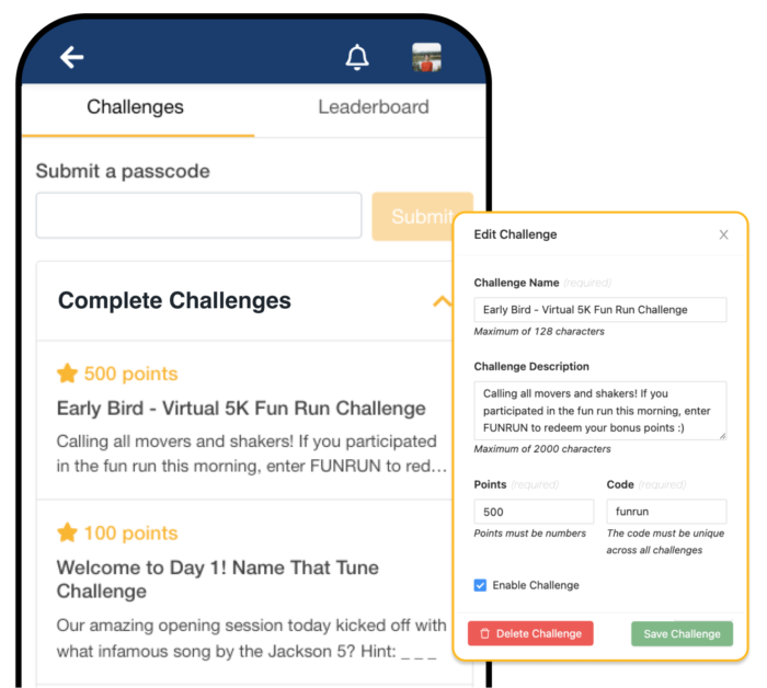 Event Gamification App | EventMobi