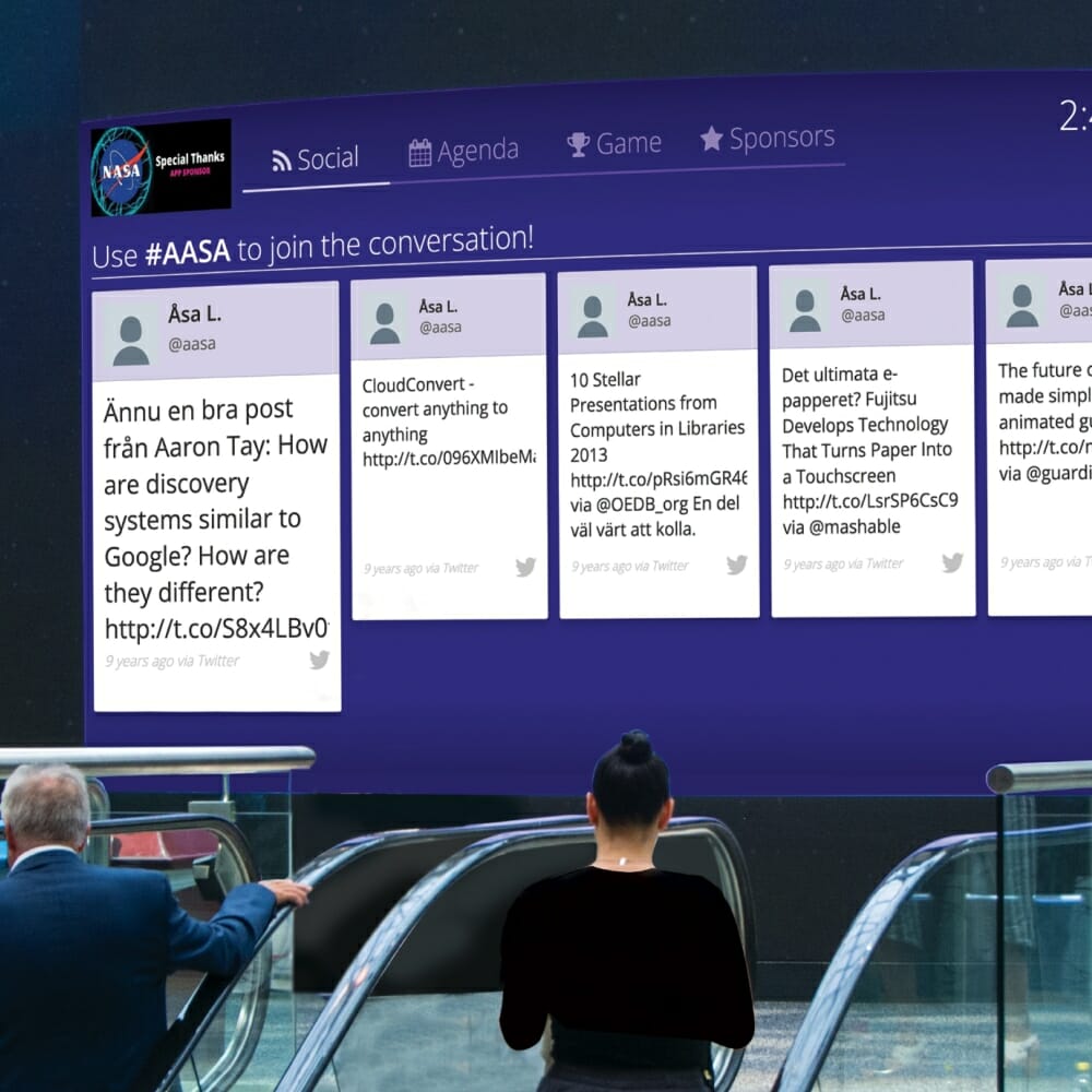Live Display for Events | EventMobi