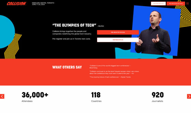 The Best Event Websites (With 15 Best Practices + 15 Examples!) | EventMobi